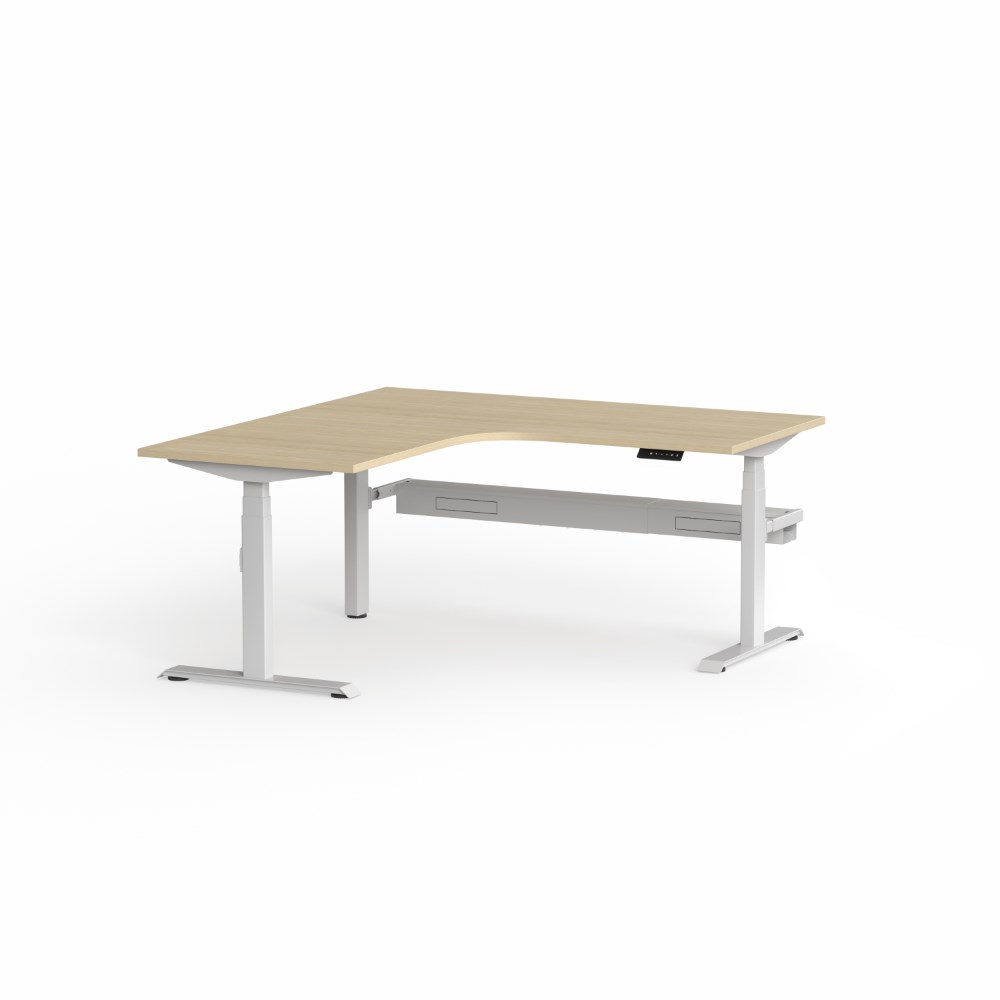 Office Furniture - OLG Klass Elec Adjust 90Deg Workstation RHR+Tray ...
